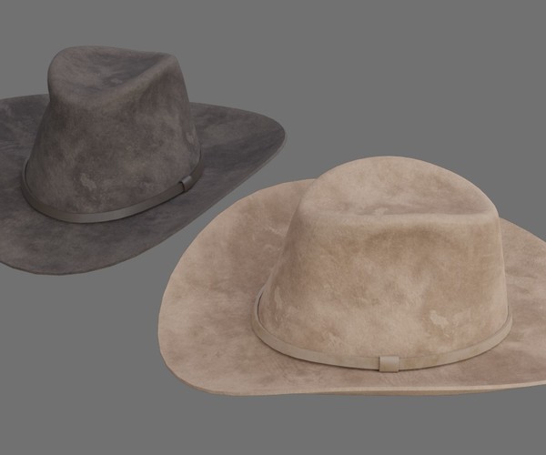ArtStation - Cowboy Hat 1C | Game Assets