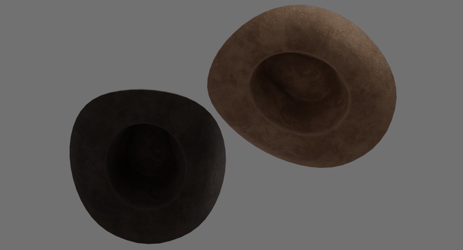 ArtStation - Cowboy Hat 1C | Game Assets