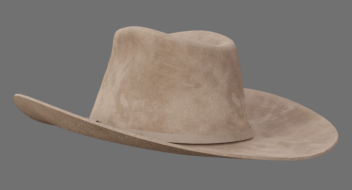 ArtStation - Cowboy Hat 1C | Game Assets