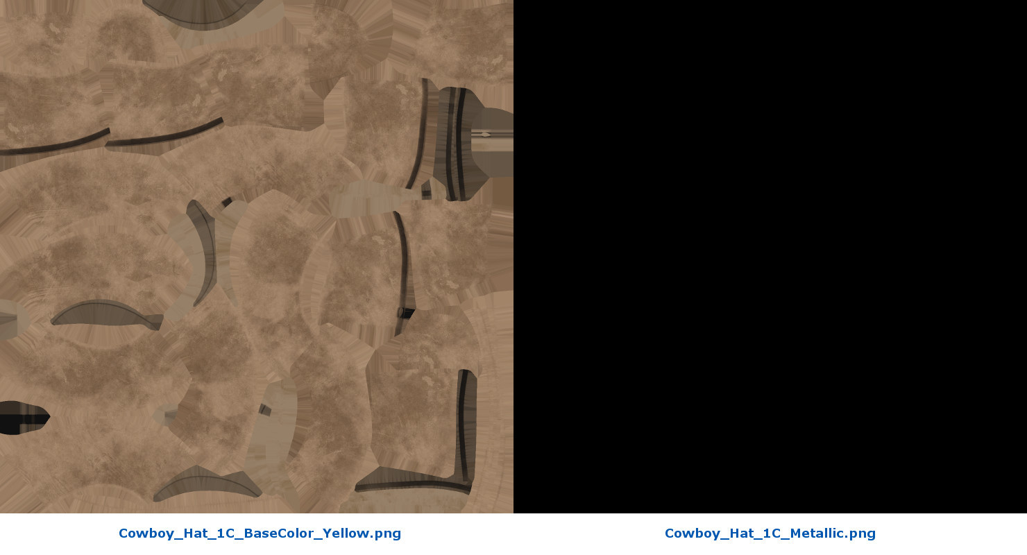 ArtStation - Cowboy Hat 1C | Game Assets