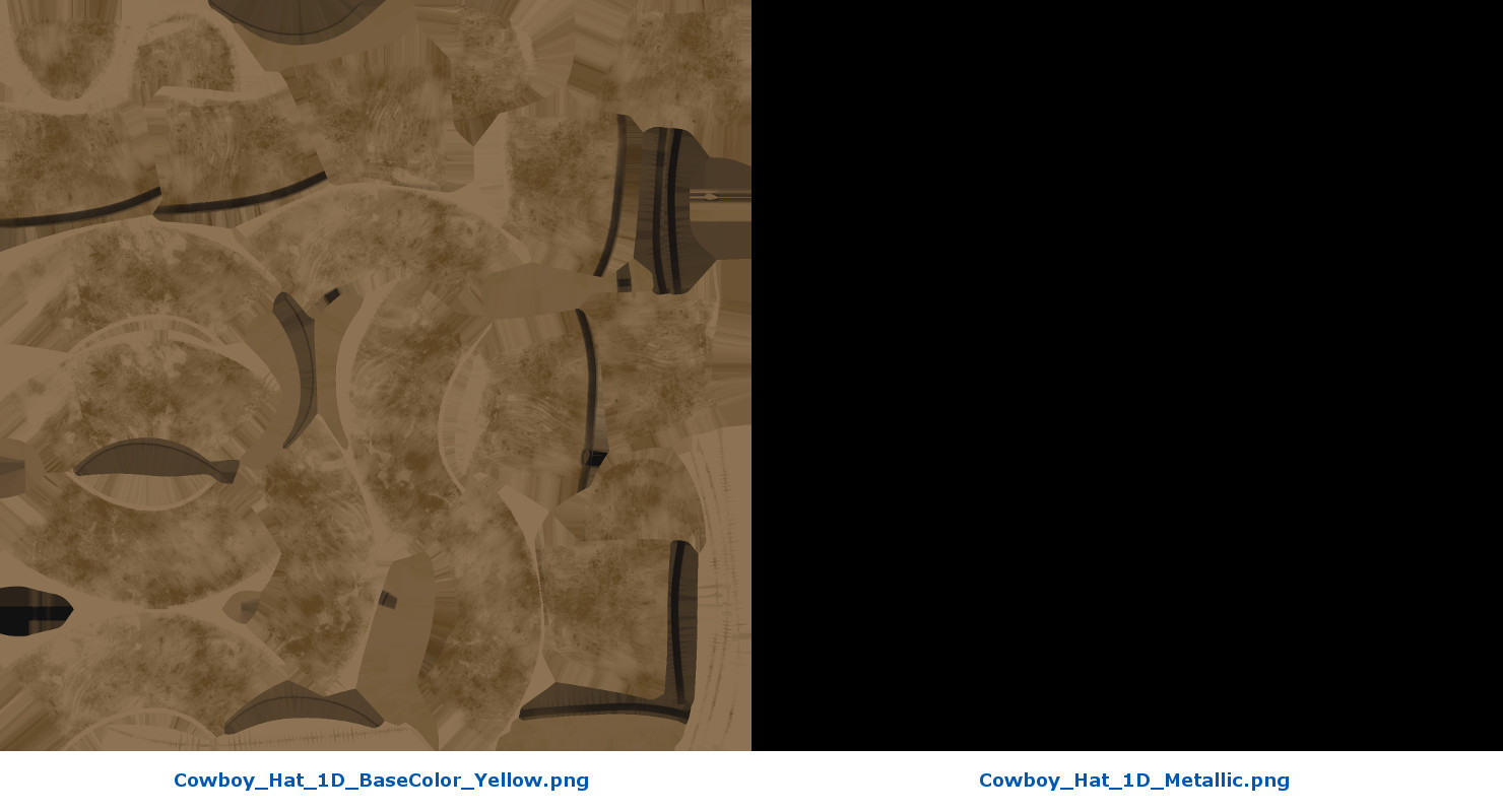 ArtStation - Cowboy Hat 1D | Game Assets