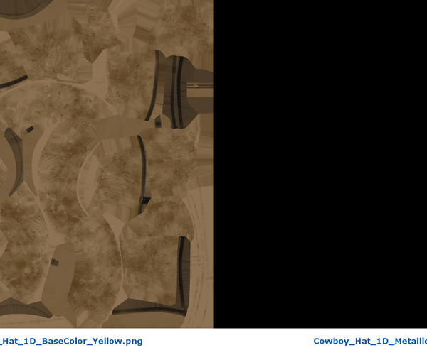ArtStation - Cowboy Hat 1D | Game Assets