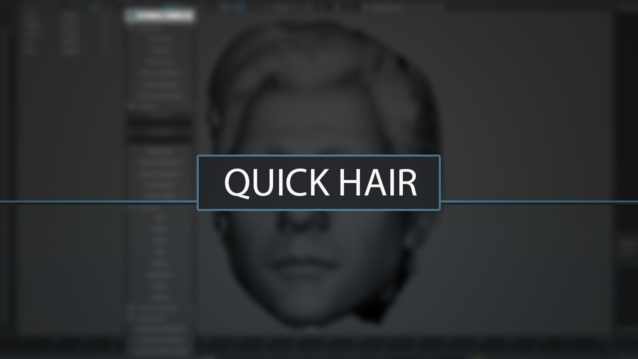 ArtStation - Quick Hair - Maya Plugin | Resources
