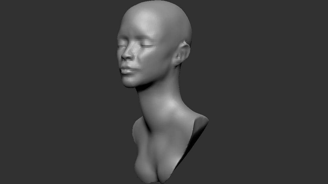 ArtStation - Base mesh + Sculpting video | Resources