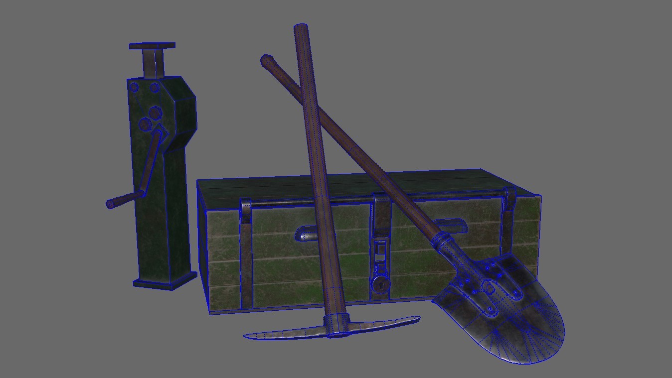 ArtStation - WW2 German Army Tools | Resources