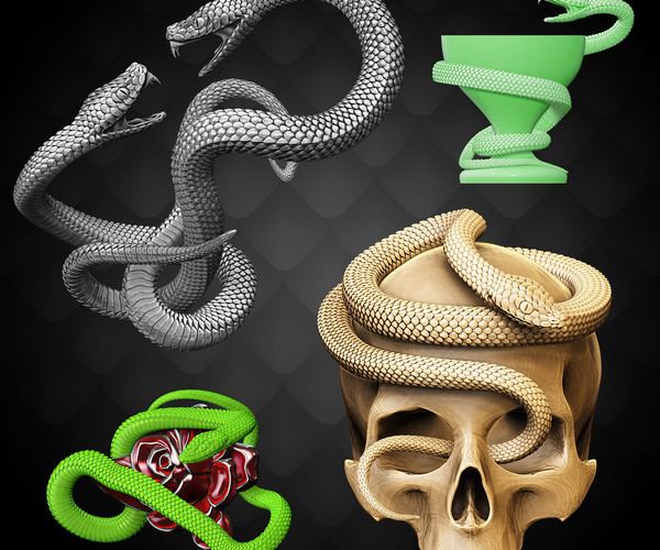 ArtStation - IMM Brush «Snake» for Zbrush | Brushes