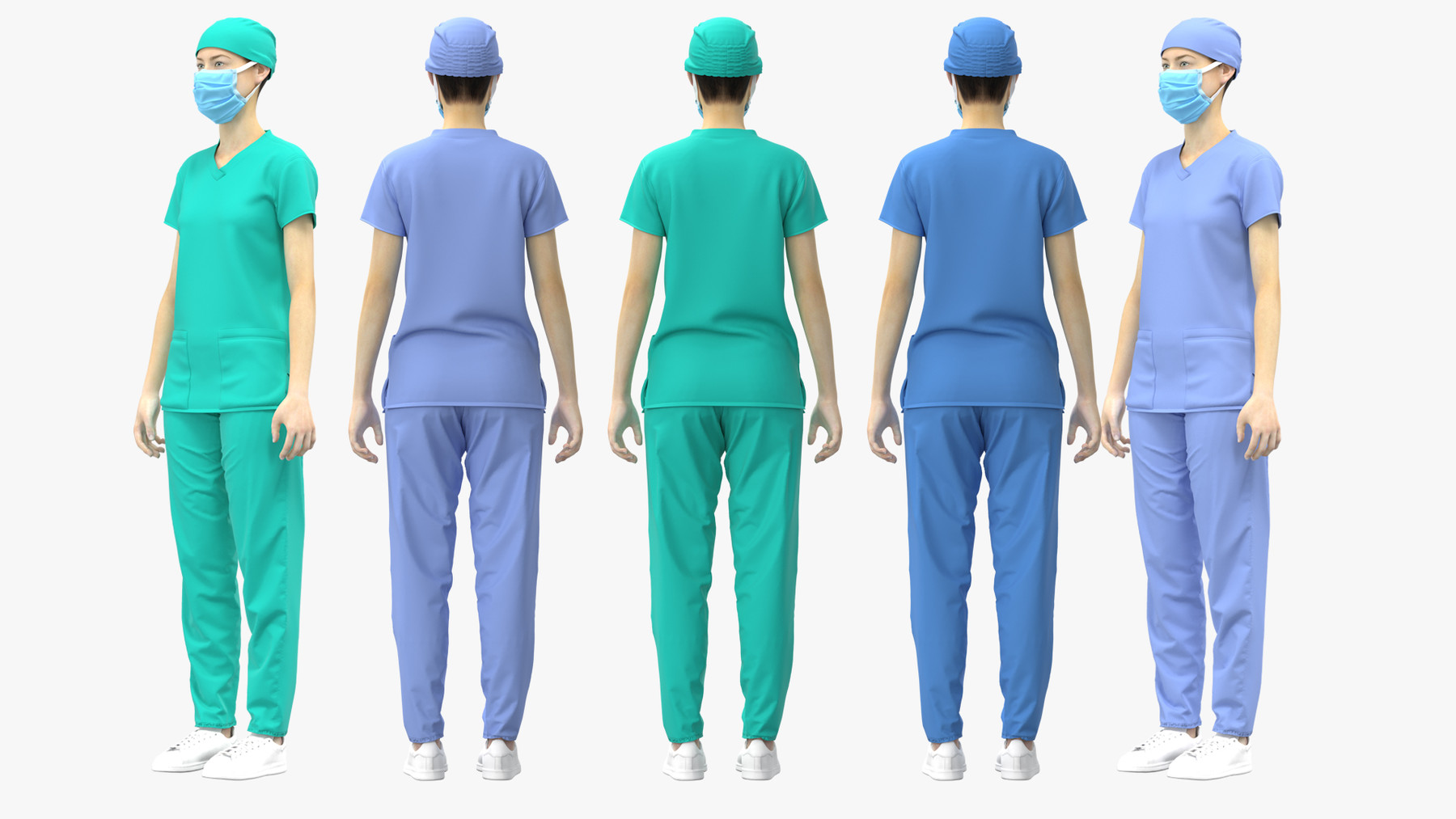 ArtStation - Nurse uniform, Marvelous designer, Clo3d | Resources