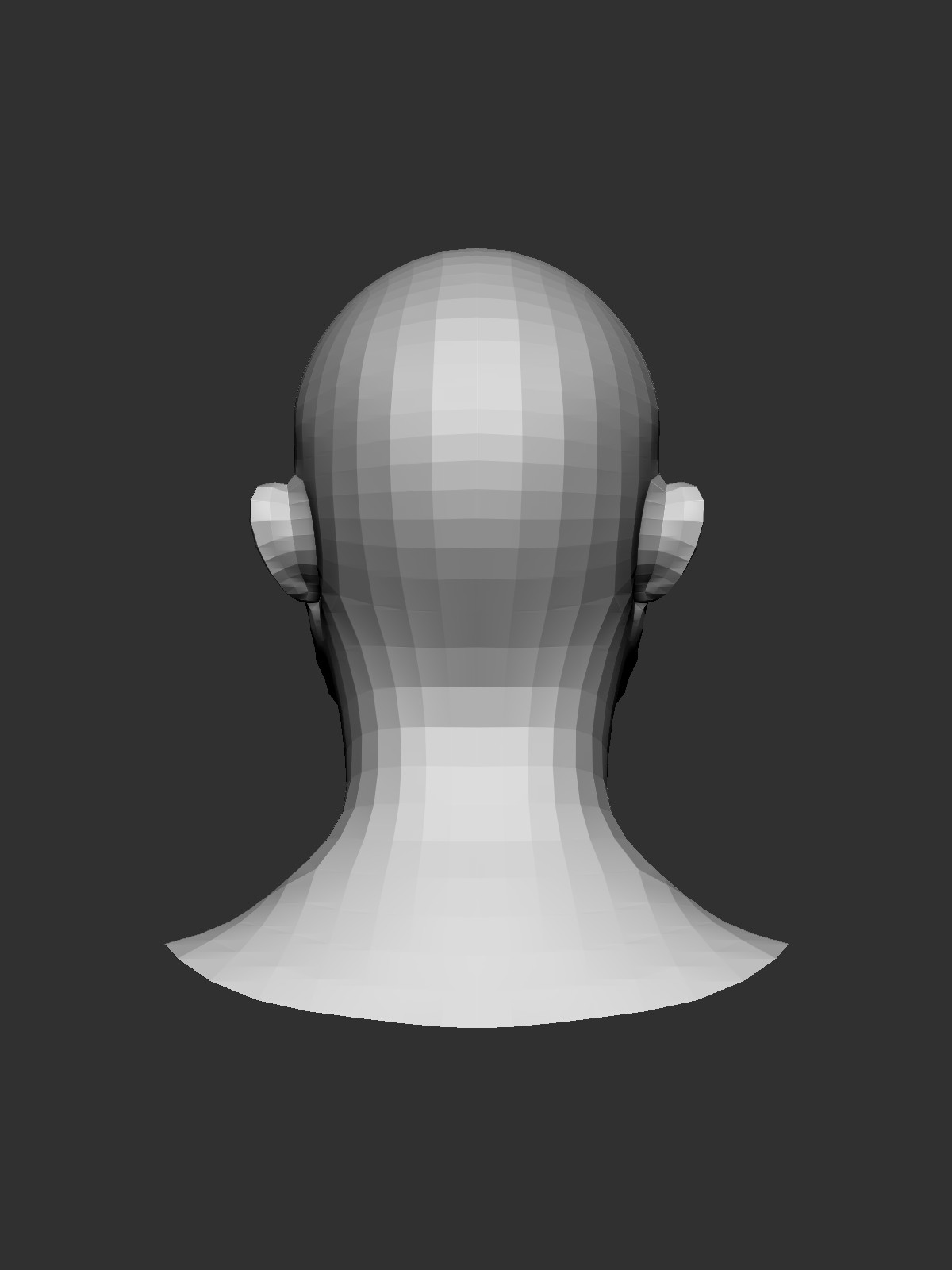 ArtStation - Female Head Base Mesh (low poly) | Resources