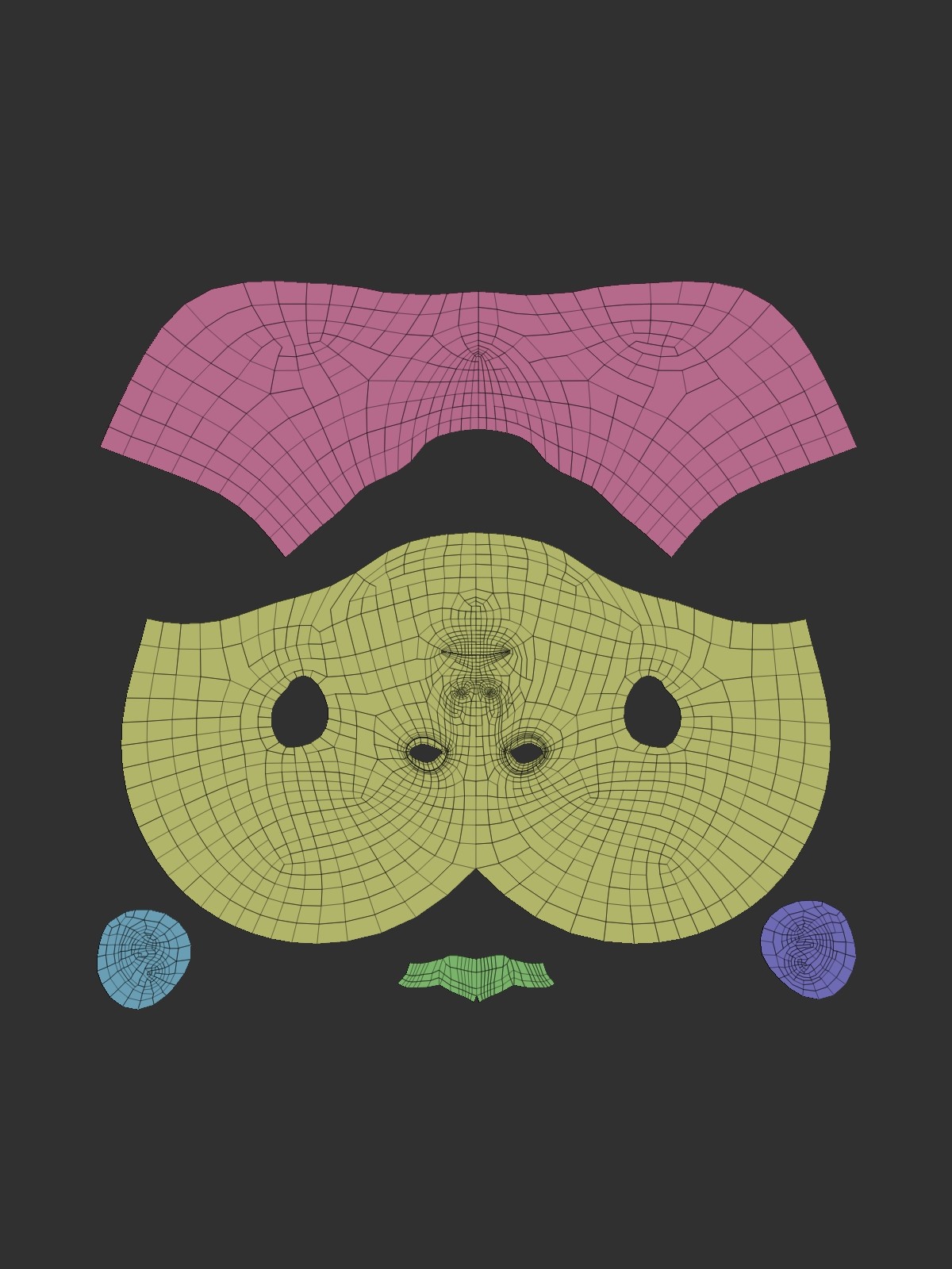 ArtStation - Female Head Base Mesh (low poly) | Resources