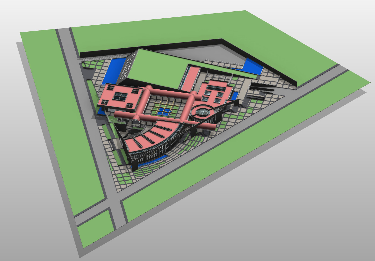 ArtStation - CULTURAL CENTER by DOCE INGENIEROS ARQUITECTOS - AUTODESK ...