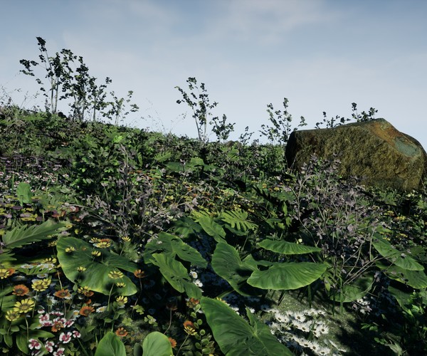ArtStation - Plants and Flowers V1 (Unreal Engine 4 ) UE4 | Game Assets