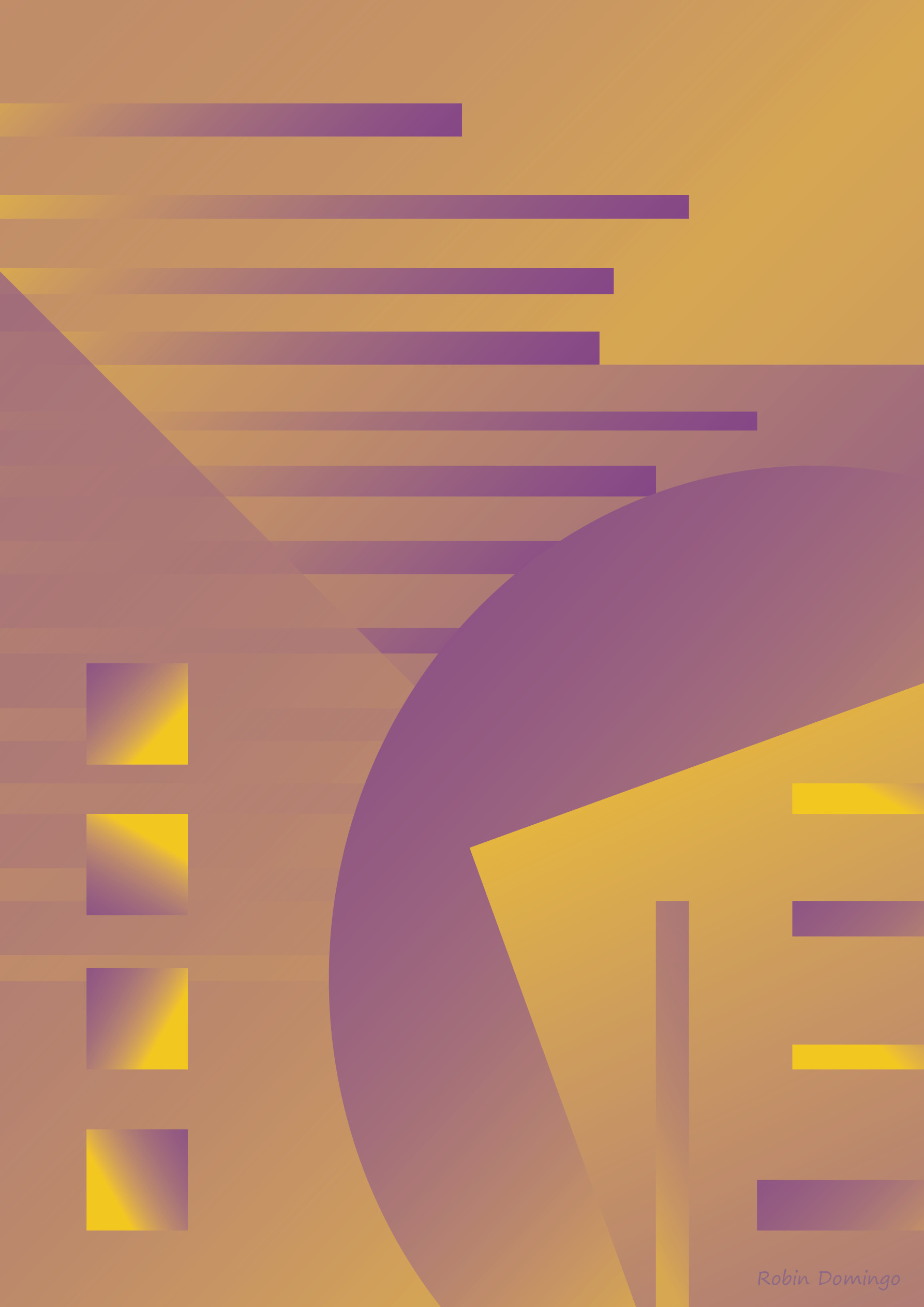 ArtStation - Retro Abstract Poster