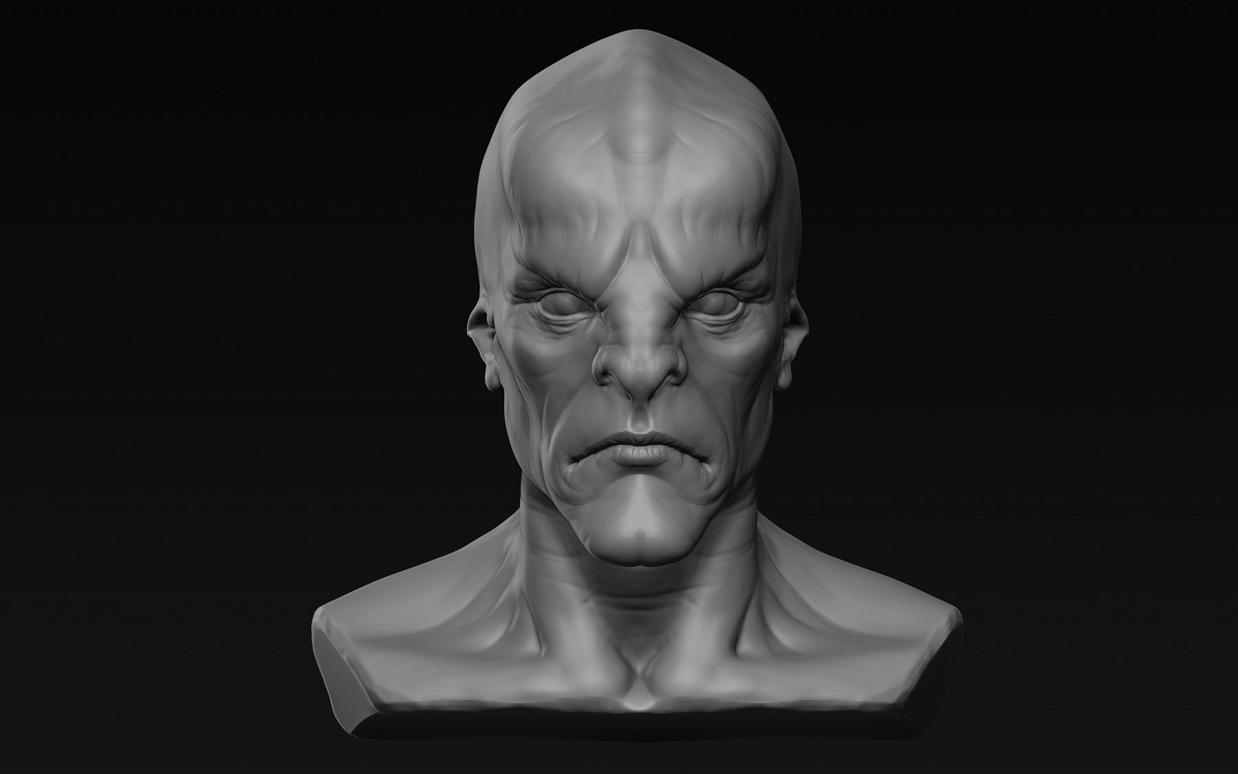 ArtStation - Alien Head 02 | Resources