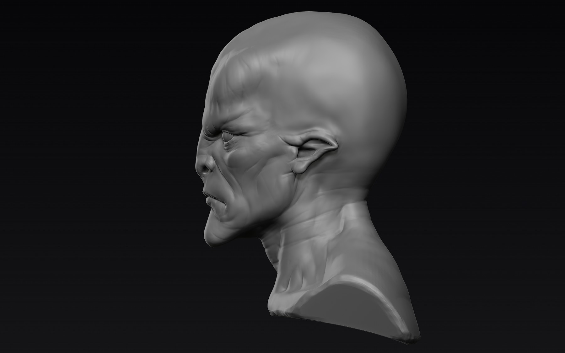 ArtStation - Alien Head 02 | Resources