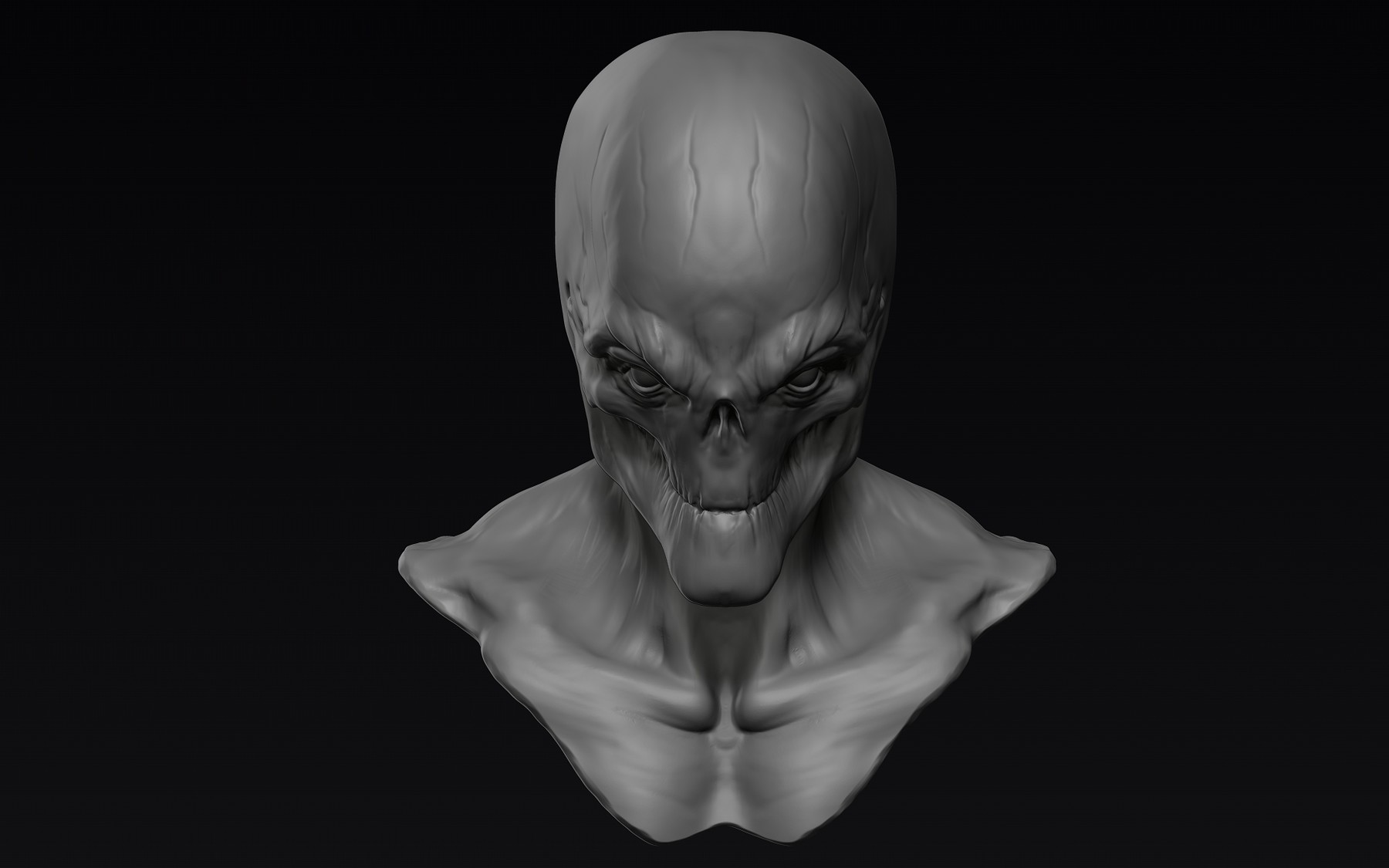 ArtStation - Alien Head 03 | Resources