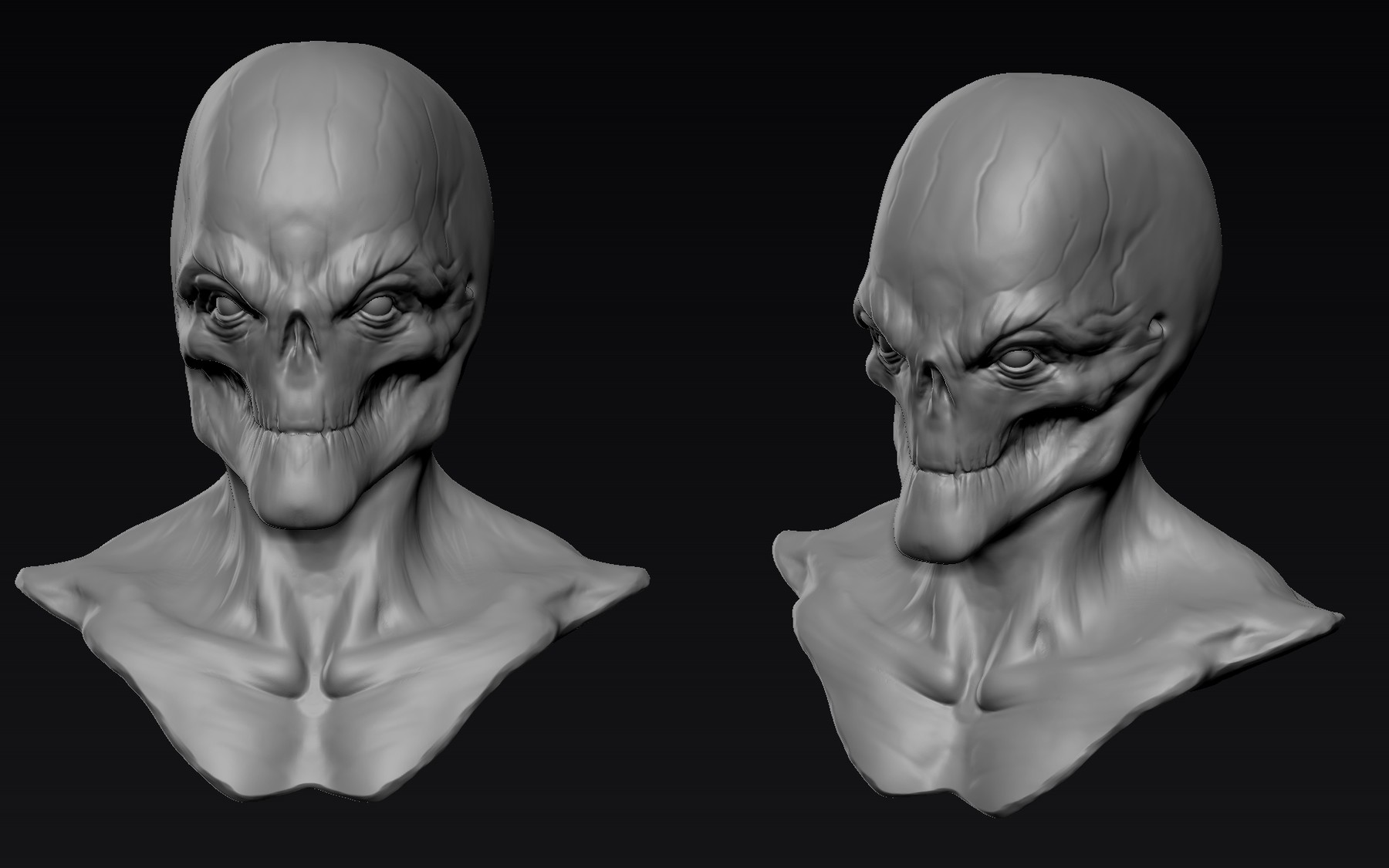 ArtStation - Alien Head 03 | Resources