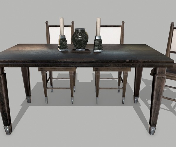 ArtStation - Table Set | Game Assets