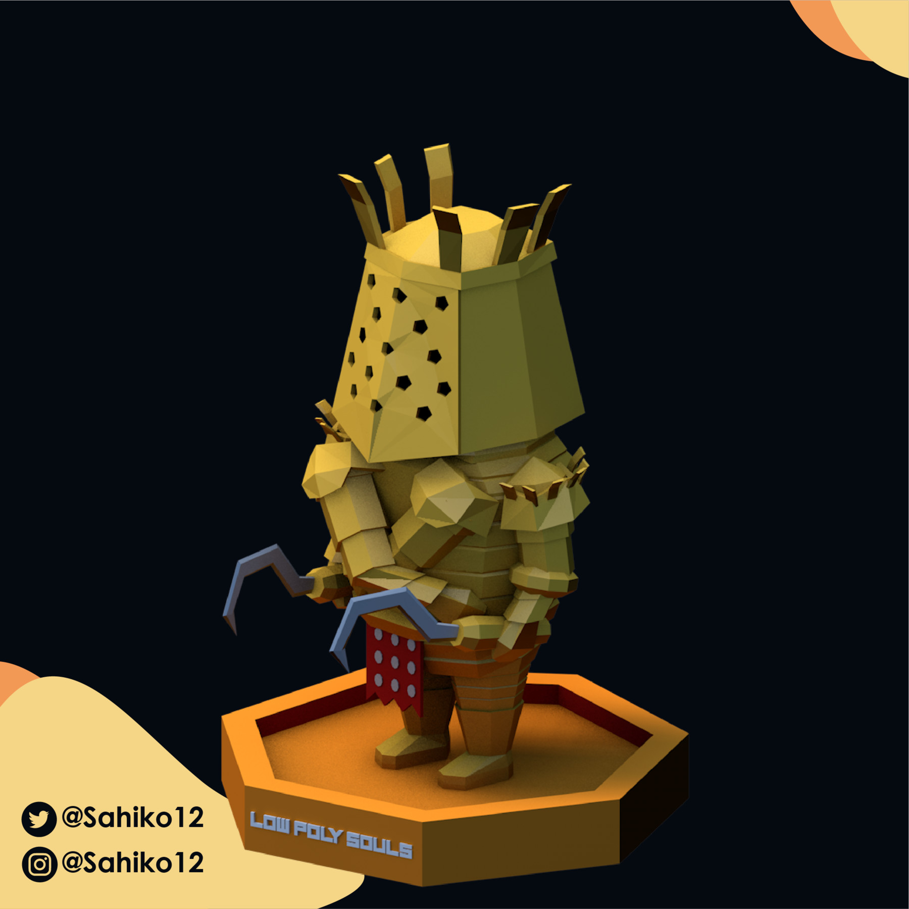 ArtStation - Low Poly Souls - First Pack | Resources