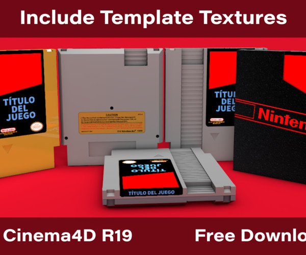 ArtStation - NES Cartridge - Free Download | Resources