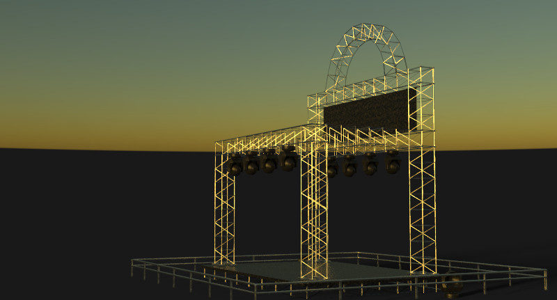 ArtStation - Stage BoxTruss | Resources