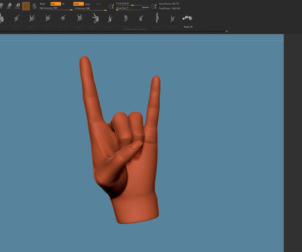 ArtStation - hands_PACK | Brushes