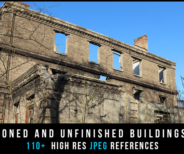 ArtStation - Abandoned and unfinished buildings Pack | Resources