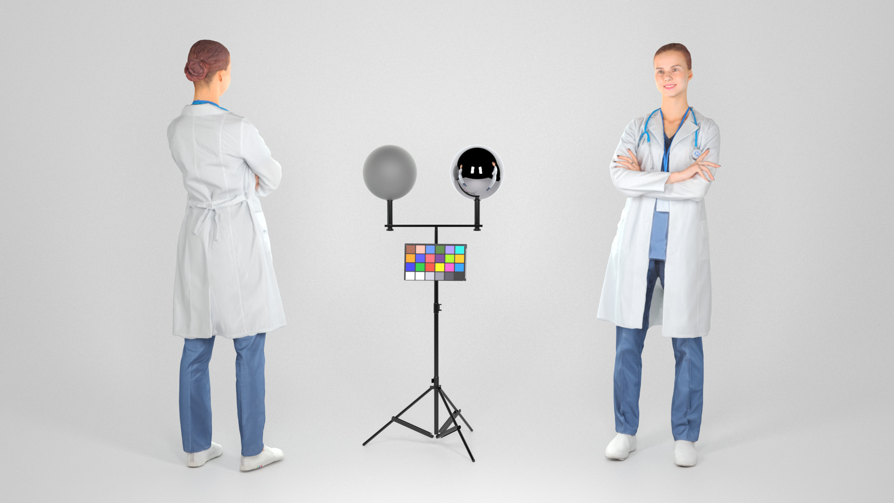 ArtStation - Female medical doctor 11 | Game Assets