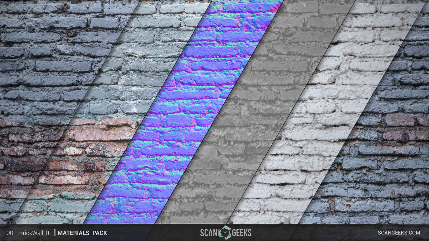 ArtStation - Brick Wall Material 01 - Photogrammetry PhotoScan | Game ...