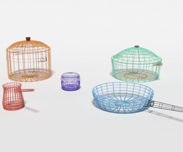 ArtStation - Low Poly Cartoon Kitchen Items | Resources