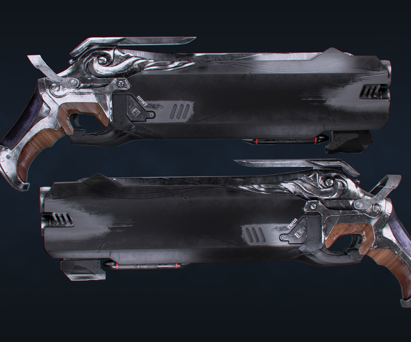 ArtStation - Reaper Fan Art Timelapse Video PART 01 (GUN) | Tutorials