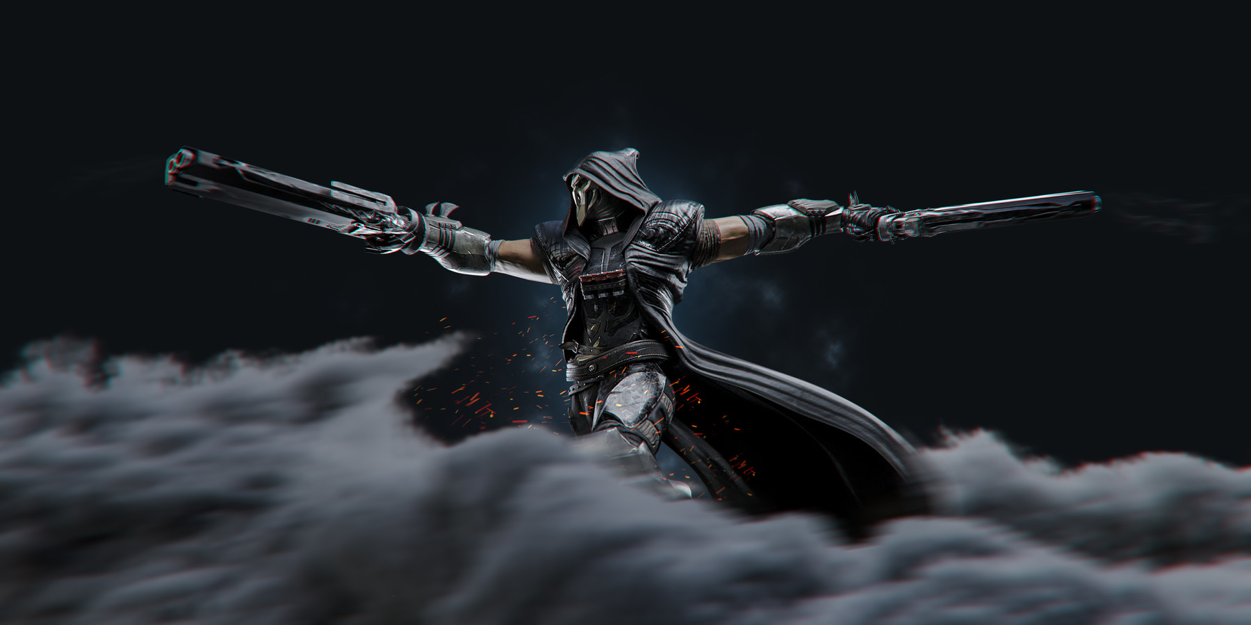 ArtStation - Reaper Fan Art Timelapse Video PART 01 (GUN) | Tutorials