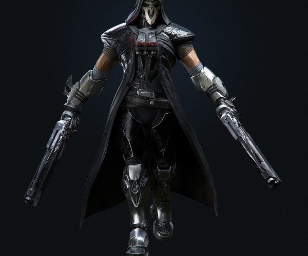 ArtStation - Reaper Fan Art Timelapse Video PART 01 (GUN) | Tutorials