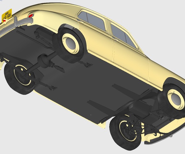 ArtStation - GAZ-M20 Pobeda | Resources