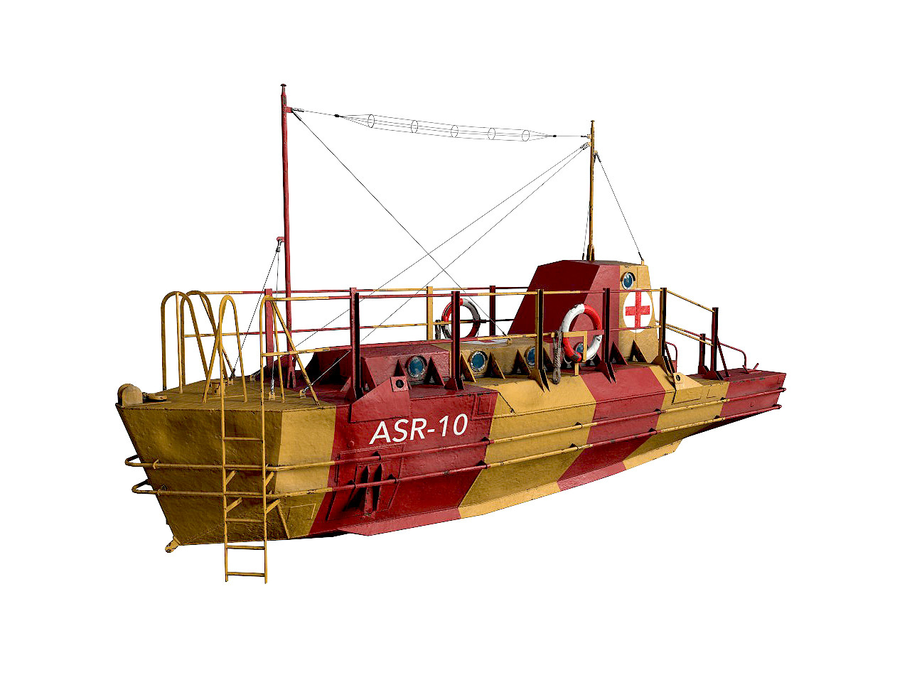 ArtStation - Air Sea Rescue Craft ASR 10 World War II | Game Assets