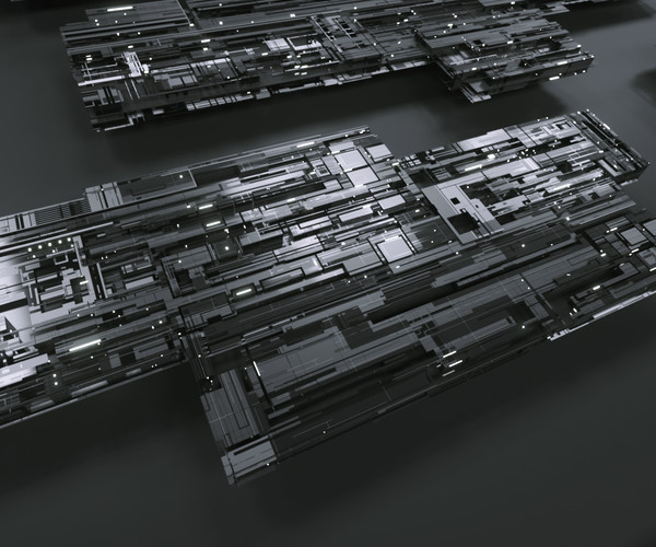 ArtStation - 3D Greebles set 2 | Resources