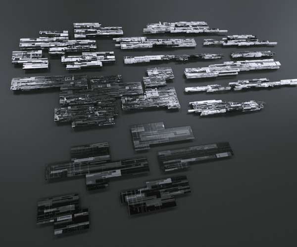 ArtStation - 3D Greebles set 2 | Resources