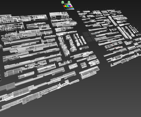 ArtStation - 3D Greebles set 2 | Resources