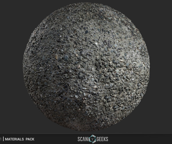 ArtStation - Concrete Pebbles 01 - Photogrammetry PhotoScan | Game Assets