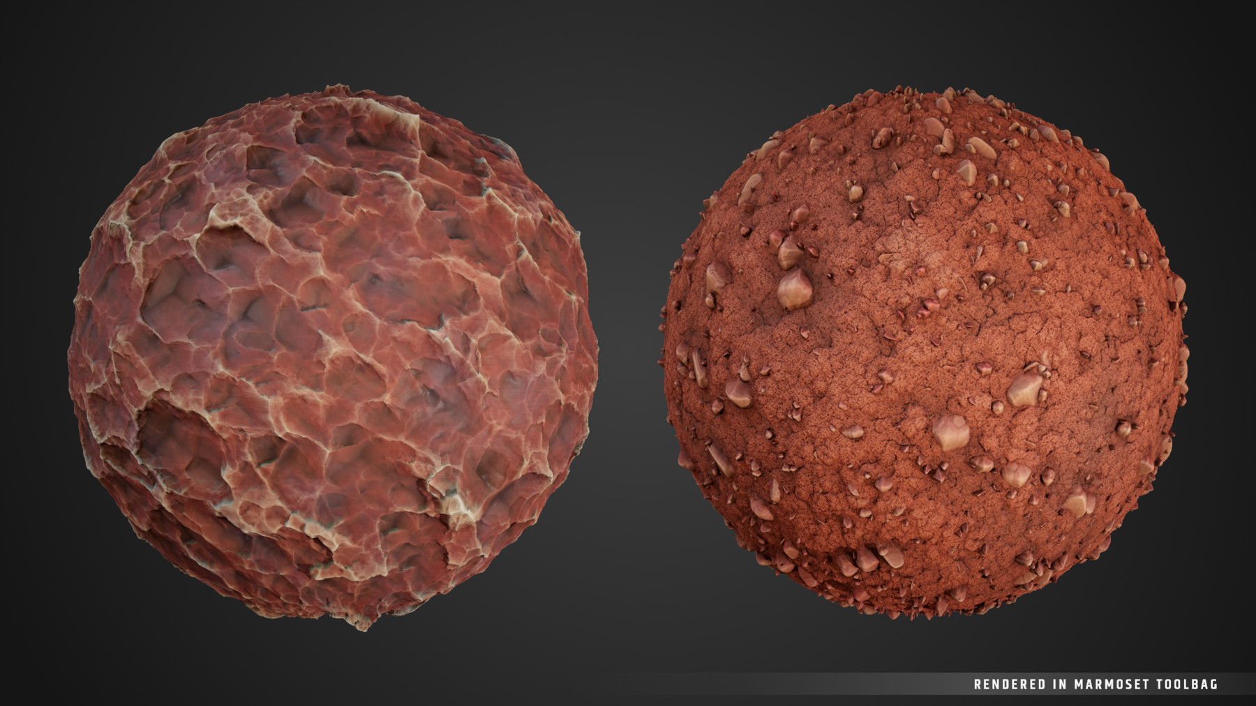 ArtStation - Stylized Mars Material Pack | Game Assets