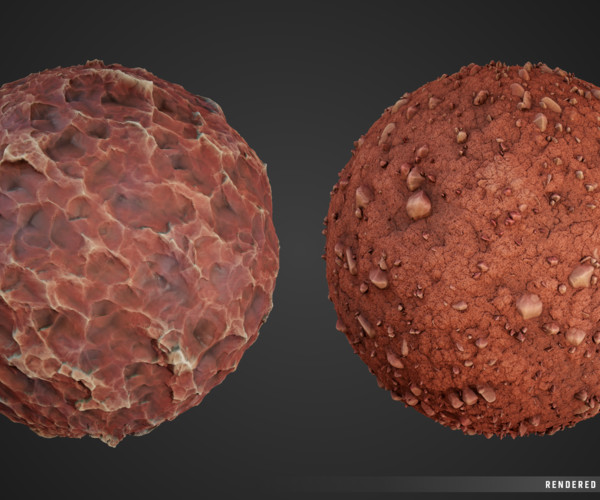 ArtStation - Stylized Mars Material Pack | Game Assets