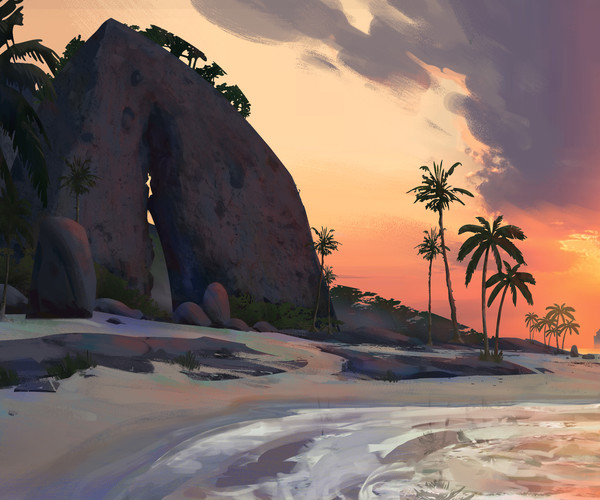 ArtStation - Grayscale To Colour Process | Tutorials