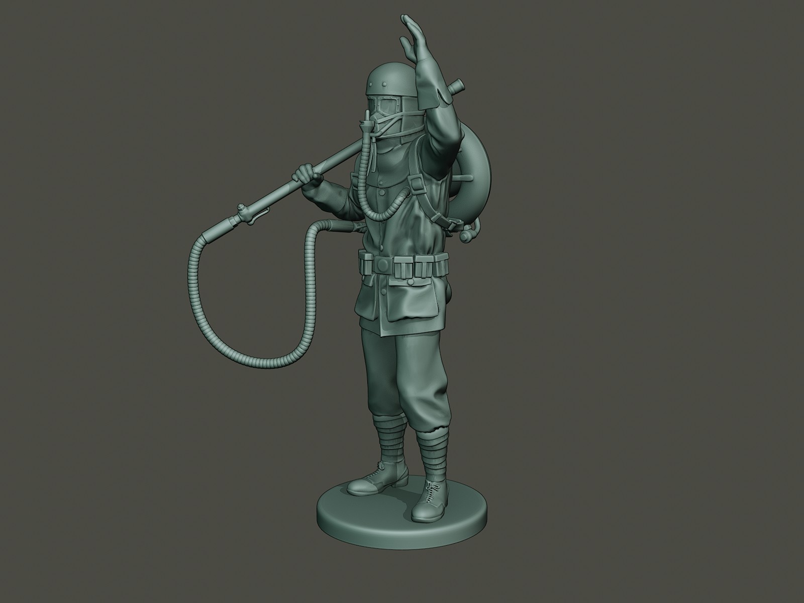 ArtStation - German soldier ww1 saluting G5 | Resources