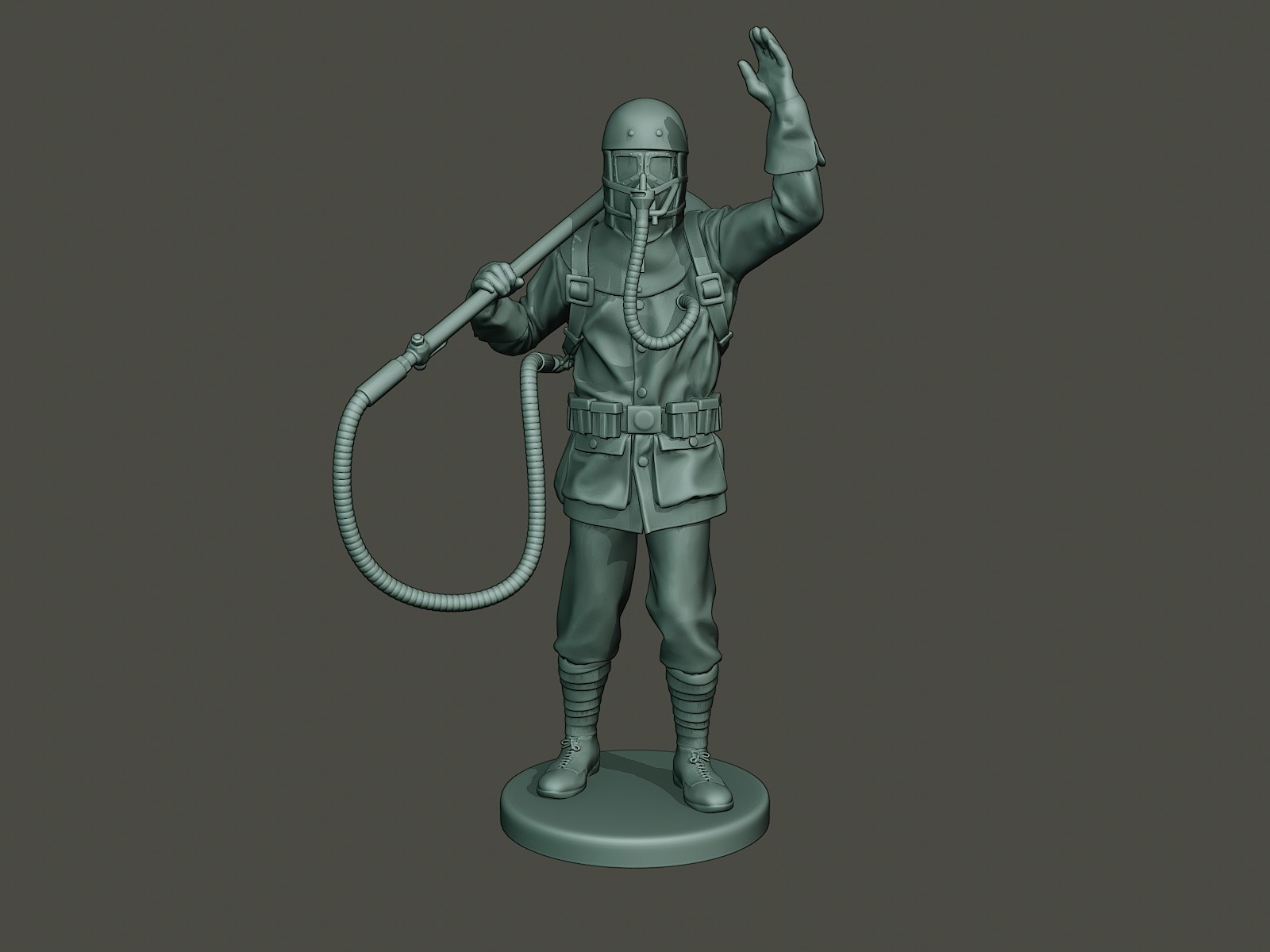 ArtStation - German soldier ww1 saluting G5 | Resources