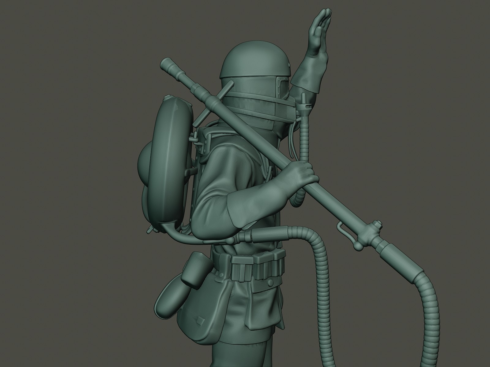 ArtStation - German soldier ww1 saluting G5 | Resources