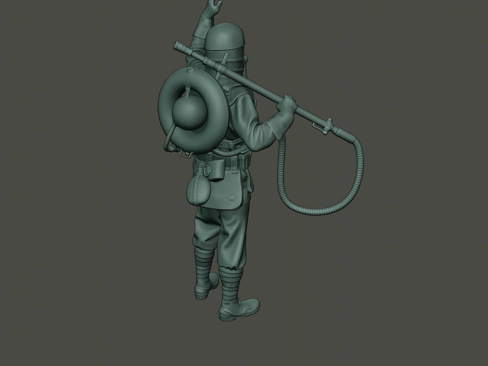 ArtStation - German soldier ww1 saluting G5 | Resources