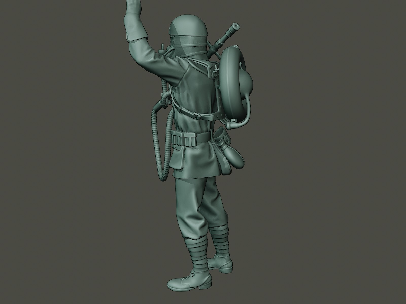 ArtStation - German soldier ww1 saluting G5 | Resources