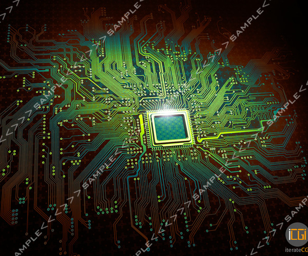 ArtStation - 3D Model Quantum processor | Resources