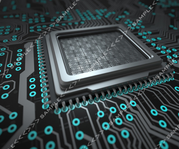 ArtStation - 3D Model Quantum processor | Resources