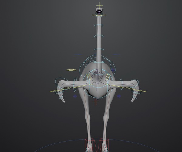 ArtStation - Realistic 3D model of Ostrich | Resources