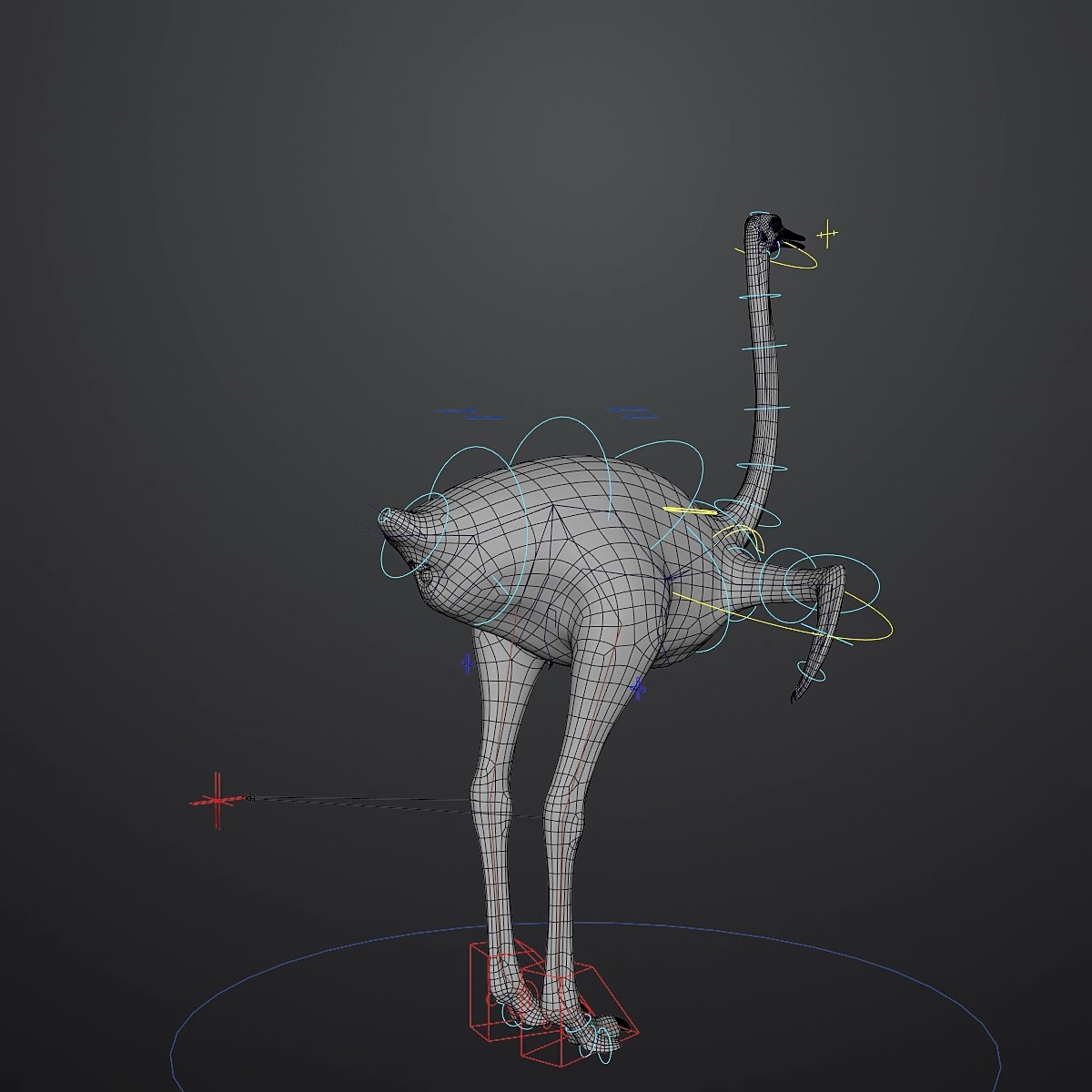 ArtStation - Realistic 3D model of Ostrich | Resources